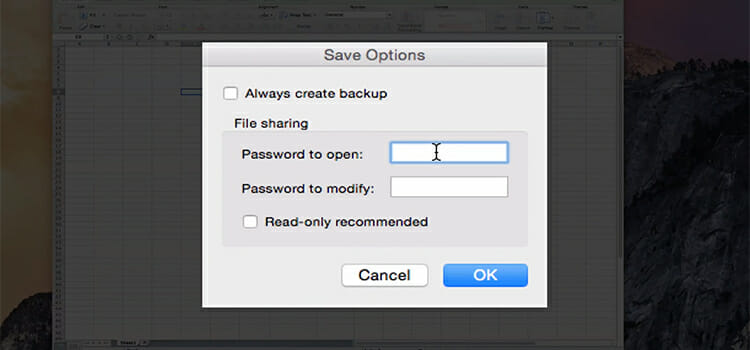 How To Encrypt Excel File With Password On Mac Techdim