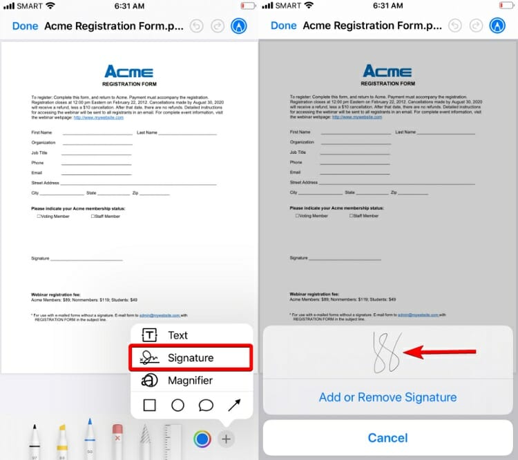 How to Add a Signature to PDF - Techdim
