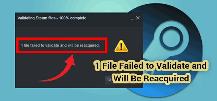 Fixed 1 File Failed To Validate And Will Be Reacquired Techdim