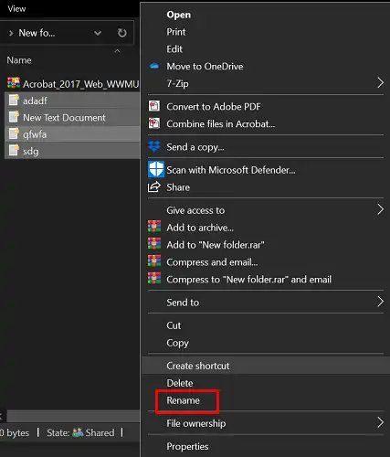 How to Rename Multiple Files At Once with Different Names? - Techdim