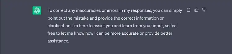 How To Correct Incorrect Responses From ChatGPT? | Easy and ...