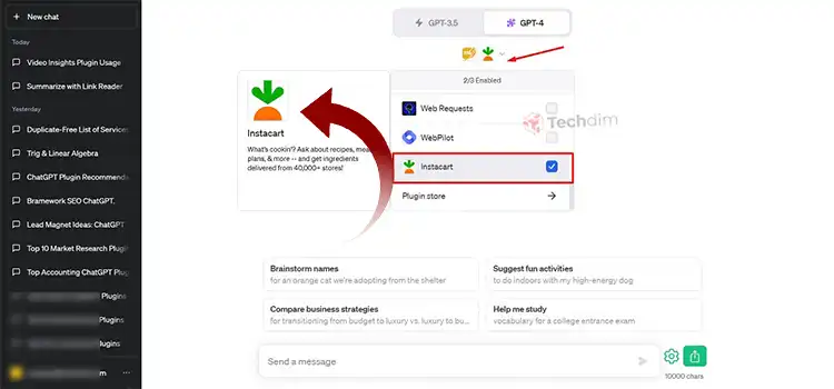 How To Use ChatGPT Instacart Plugin For Recipe And Ingredient ... How To Use ChatGPT Instacart Plugin For Recipe And Ingredient ...