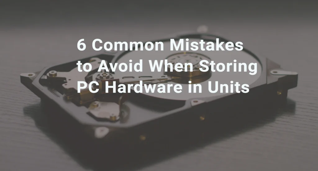 6 Common Mistakes to Avoid When Storing PC Hardware in Units - Techdim